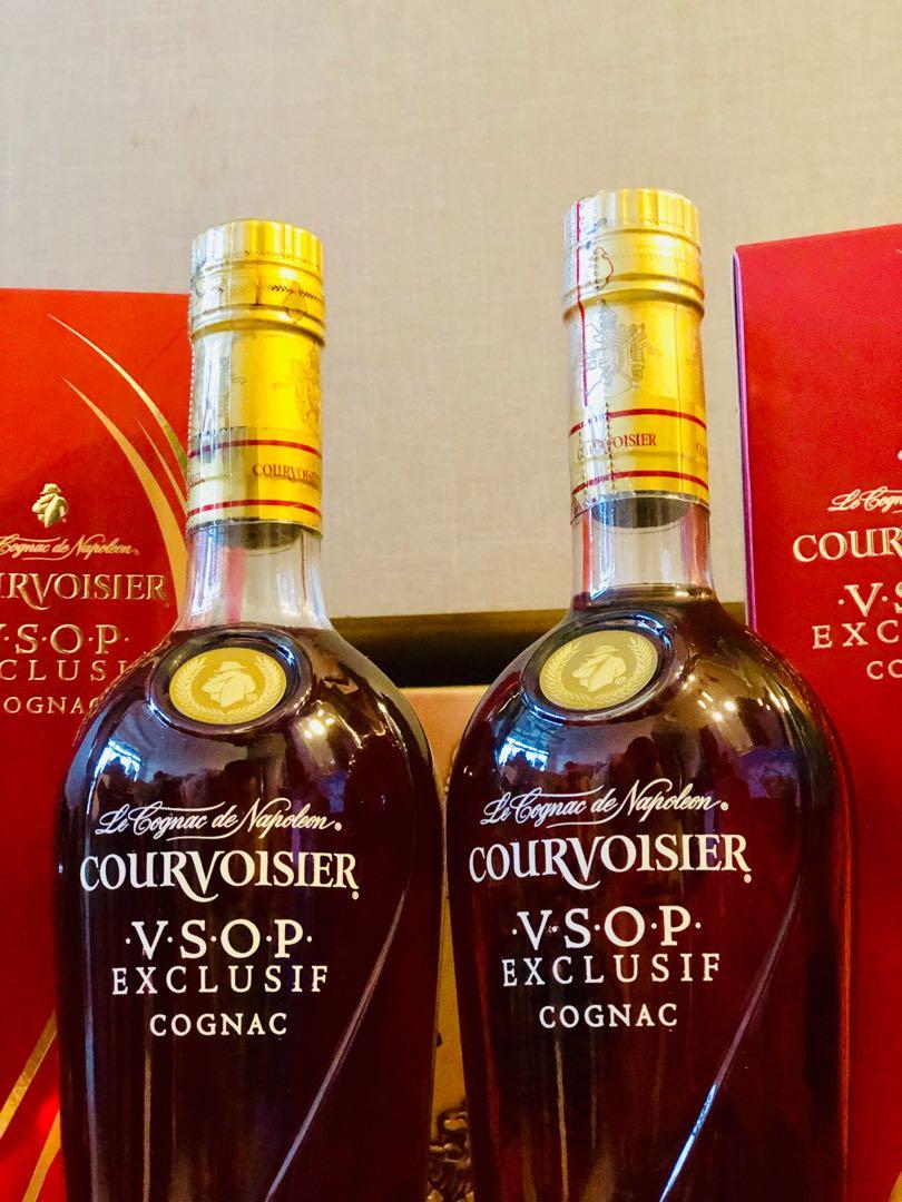 0.7L Courvoisier VSOP Exclusif Cognac W Box, Food & Drinks, Alcoholic Beverages on Carousell