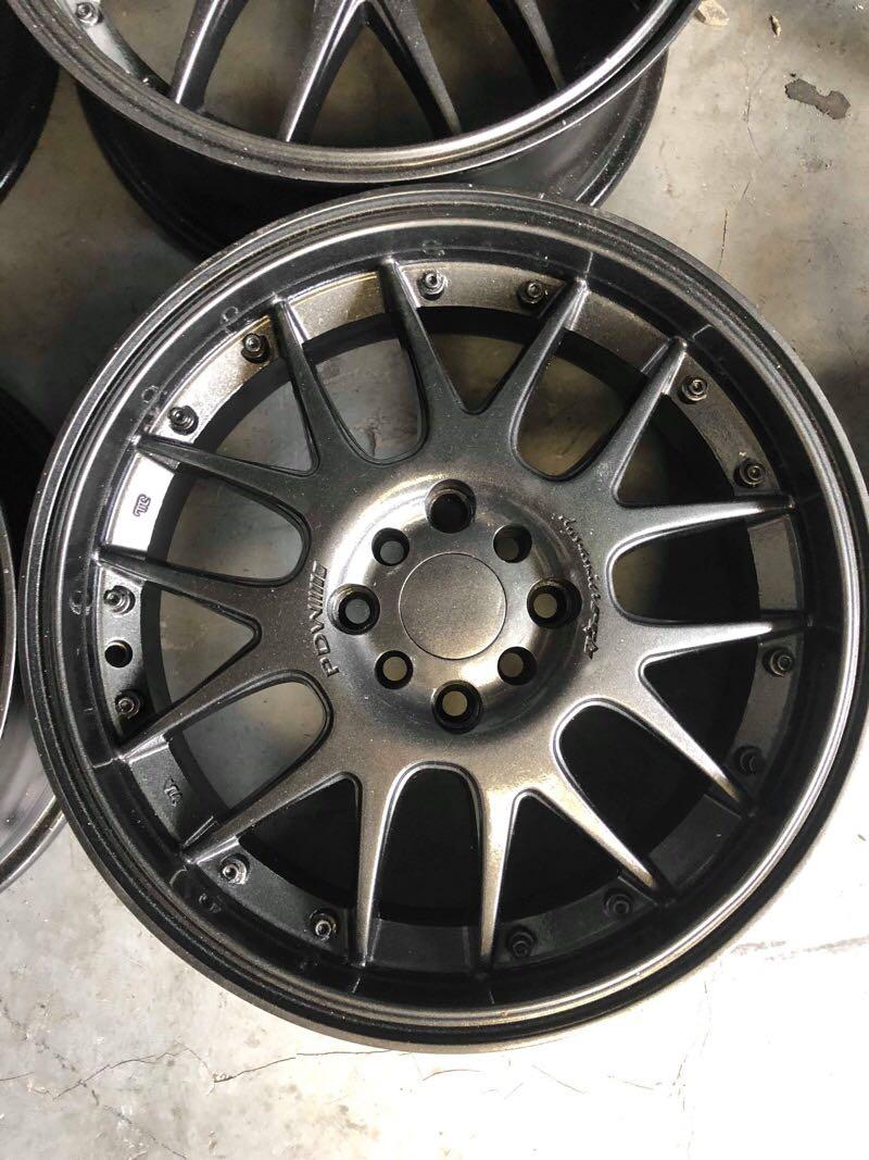 17" PDW Mags used 4Holes pcd 100 newlypainted, Car Parts & Accessories ...