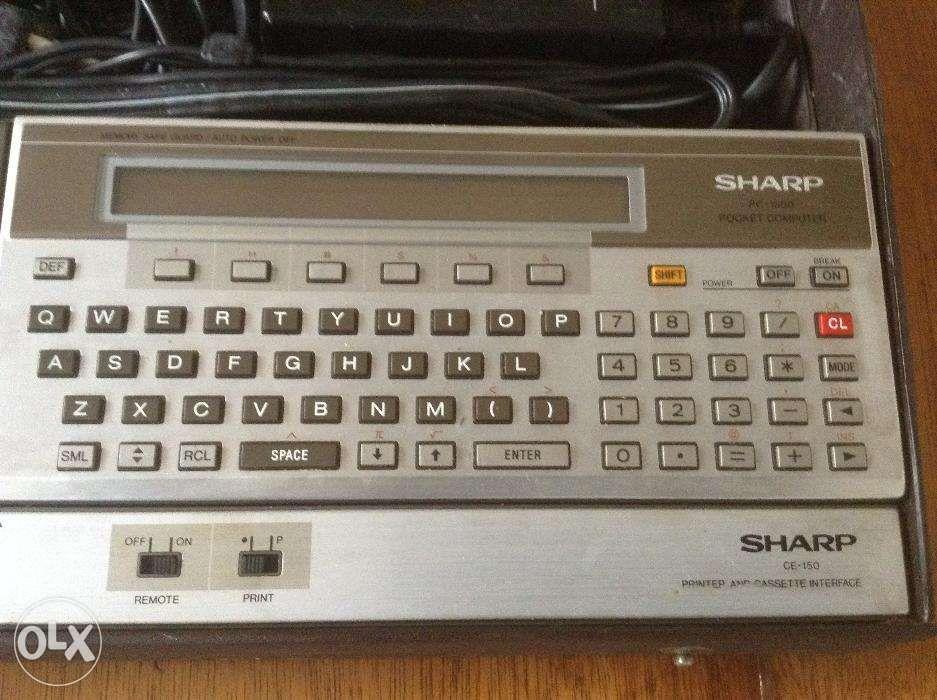 Sharp Pocket Computer PC 1500 Vintage, Computers & Tech, Laptops ...