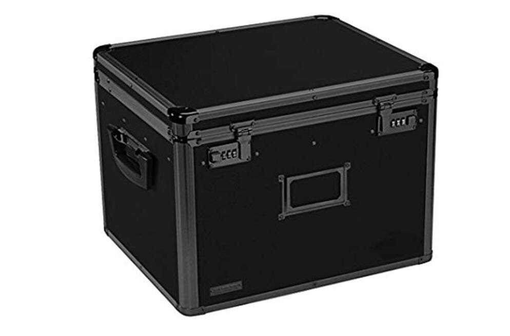 2 combination lock box with handles (black), Furniture & Home Living ...