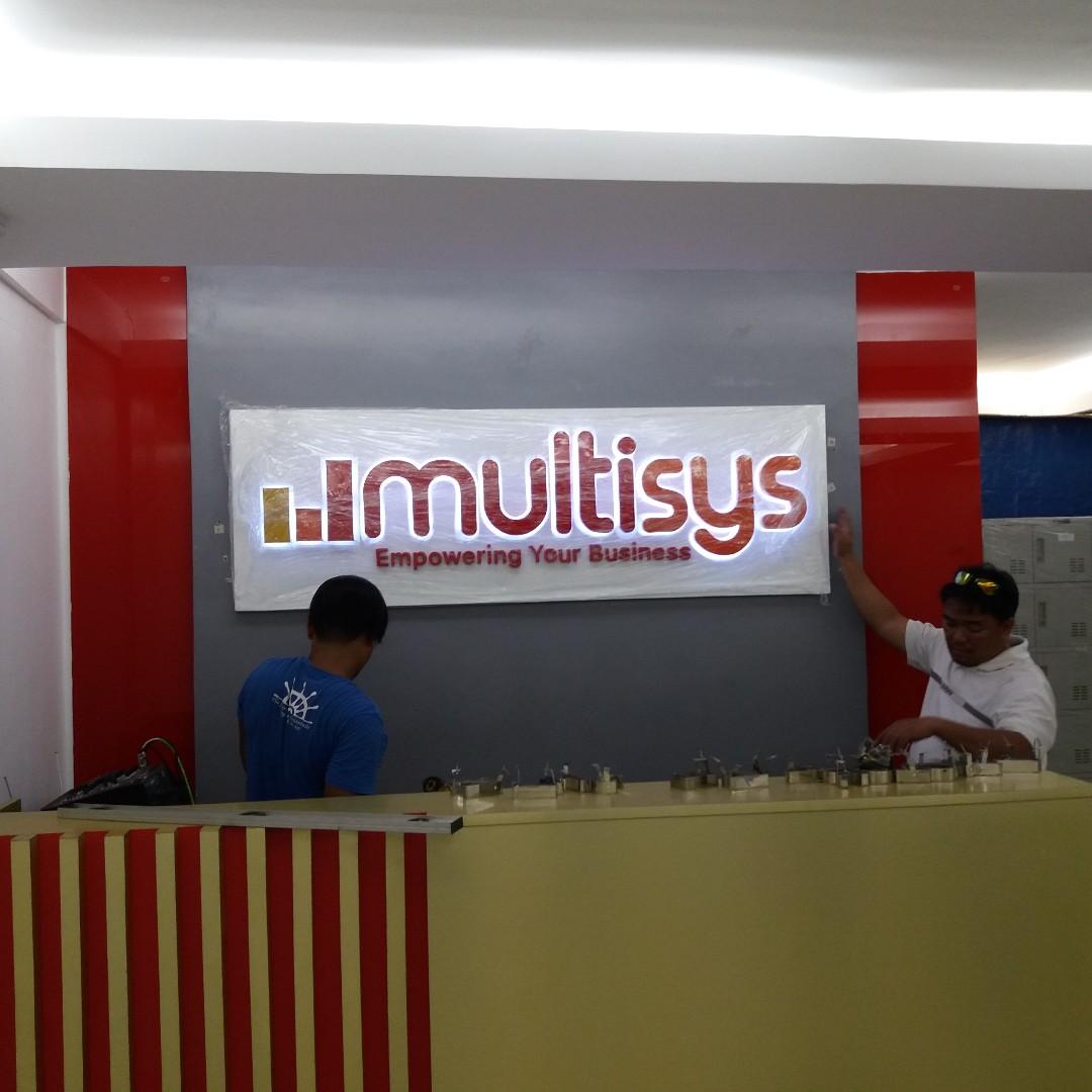 Acrylic Build Up Signage, Furniture & Home Living, Home Improvement ...