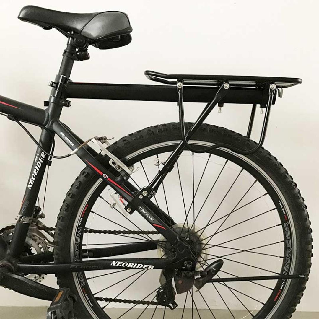 Bicycle Adjustable Rear Rack | Bike Rear Cargo Seat Rack, Bicycles ...