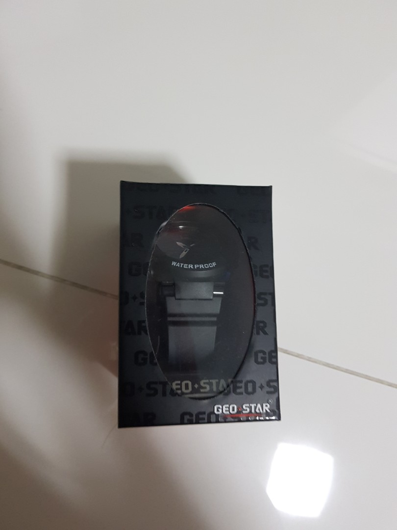 [BNIB] Geostar black sports watch, Mobile Phones & Gadgets, Wearables ...