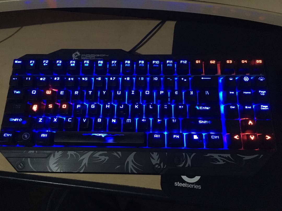 Dragon war mechanical keyboard, Computers & Tech, Parts & Accessories ...