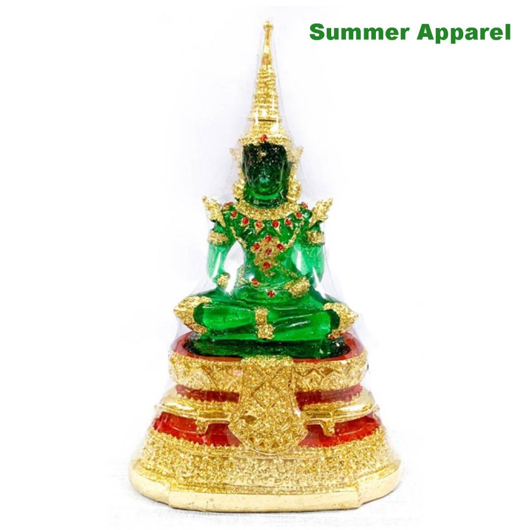 Emerald Buddha Statue 7" Height Figurine Wat Prakaew Blessed Thai ...