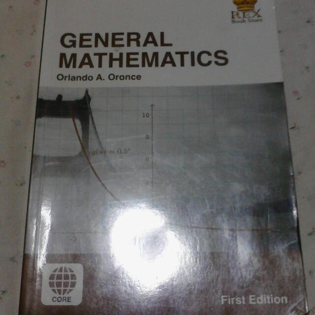 General Mathematics (Rex) For Senior High School Students Grade 11 And ...