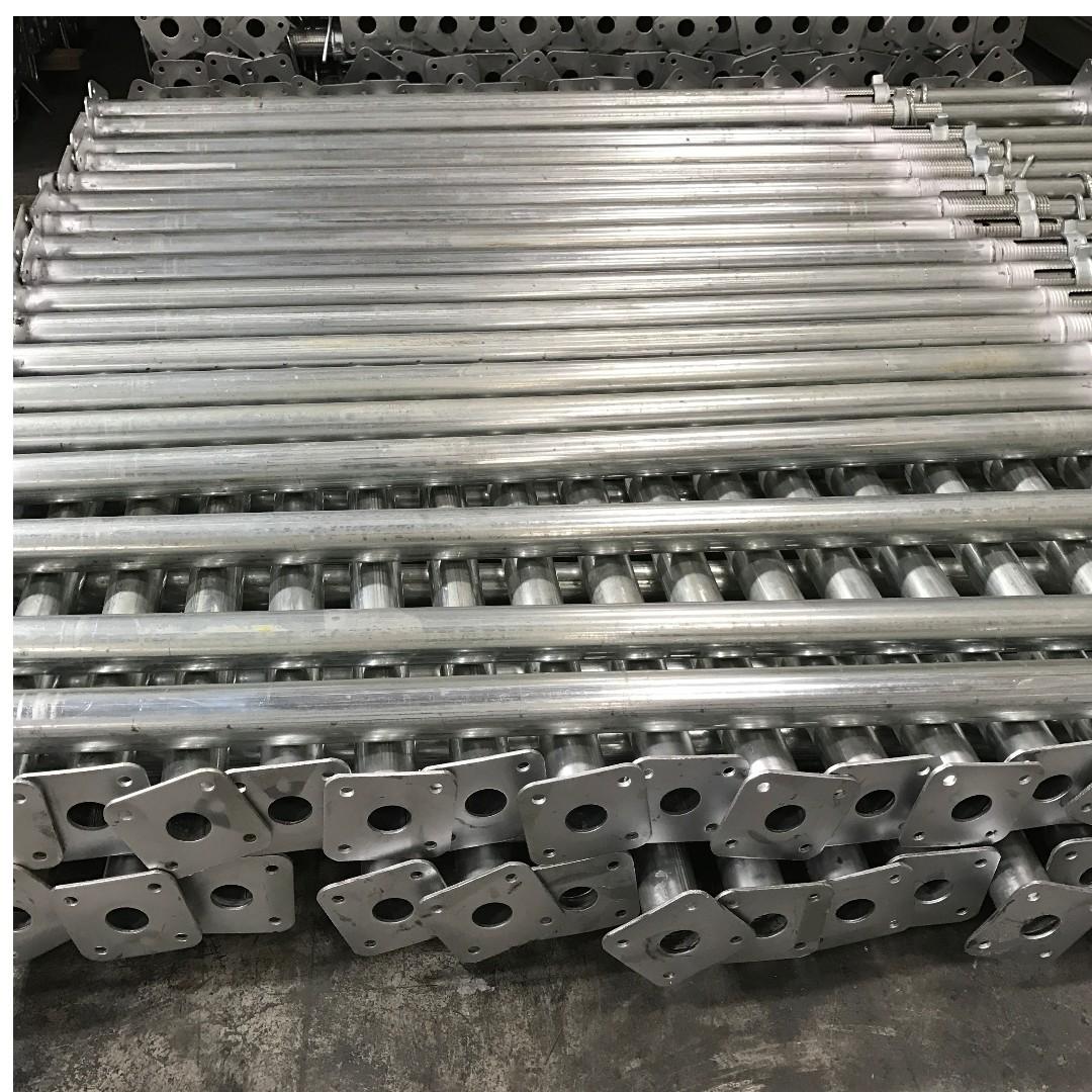 GI pipe scaffolding roofing material shoring jack c purlin square tube ...