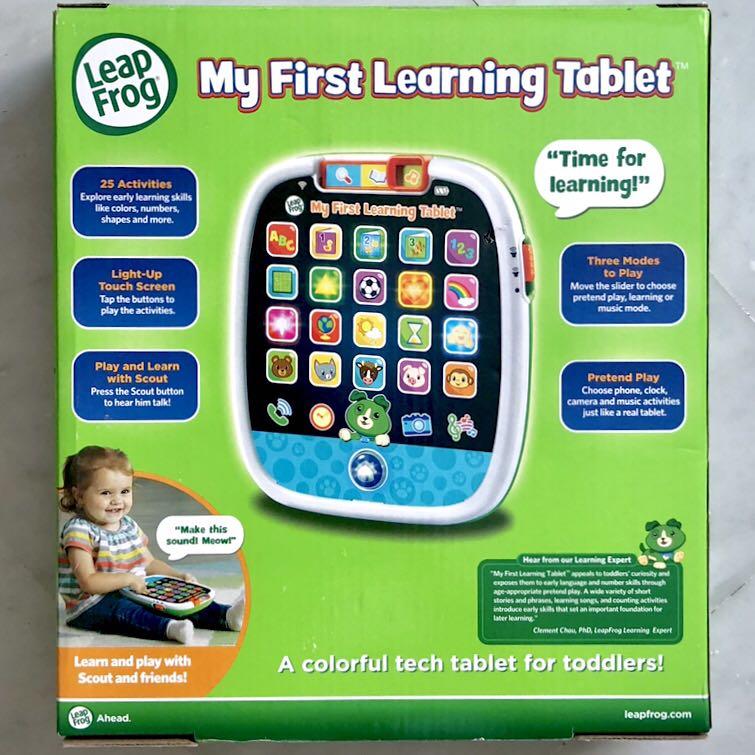 (In-Stock) LeapFrog My First Learning Tablet, Black (Brand New), Babies ...