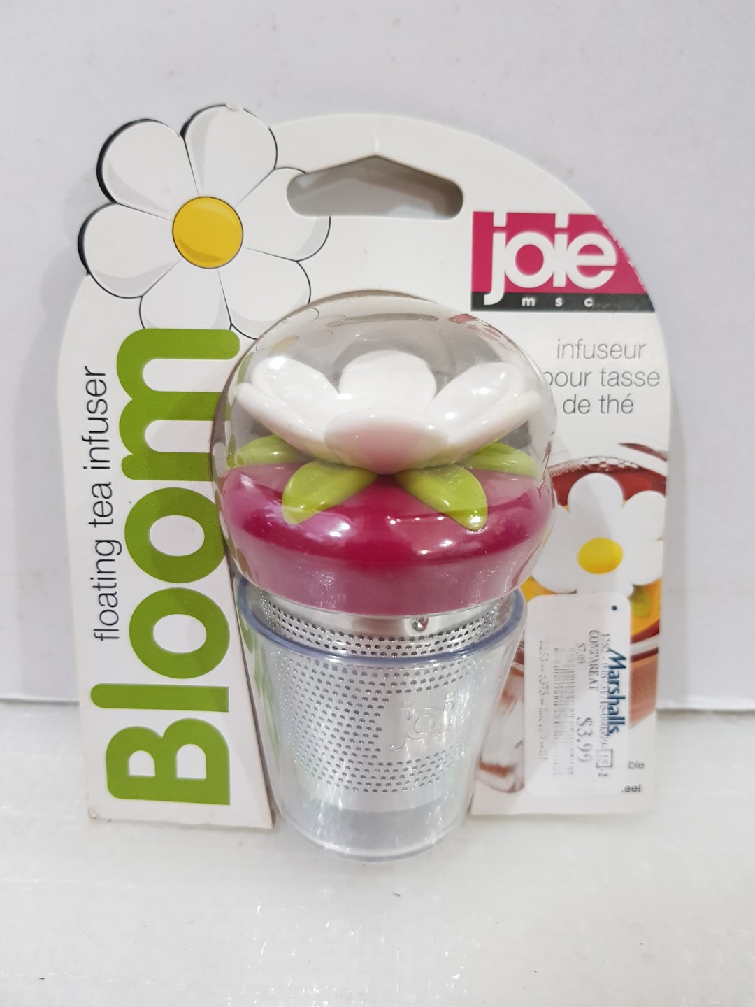 Joie Stainless Steel Bloom Floating Tea Infuser, Furniture & Home ...