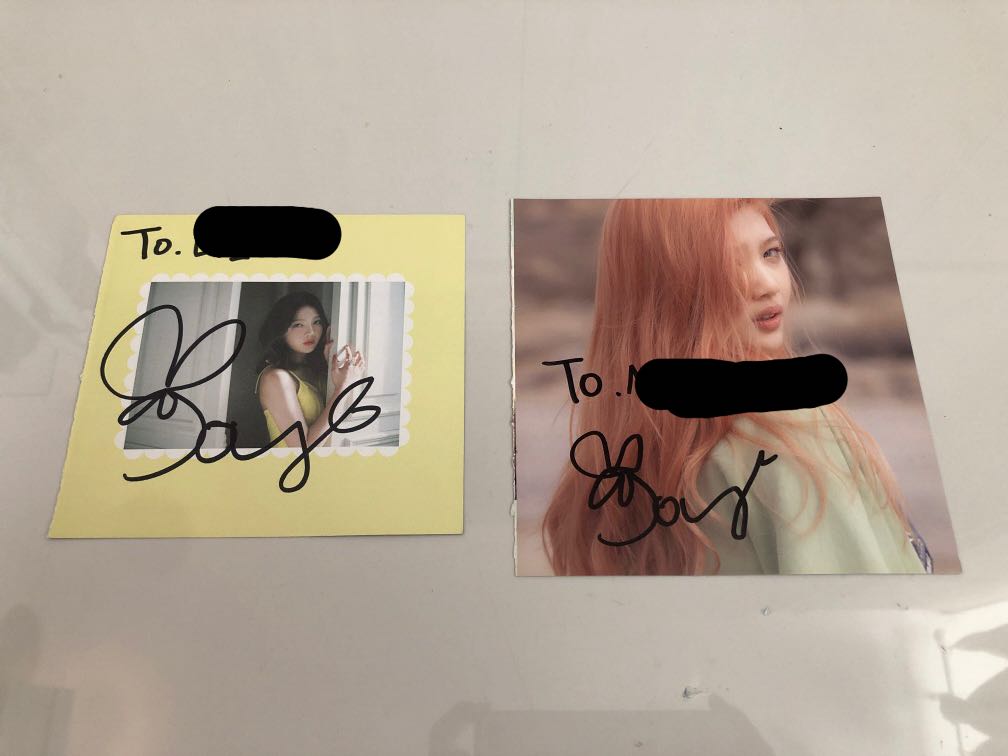 Joy red velvet fansign pages, Hobbies & Toys, Memorabilia ...