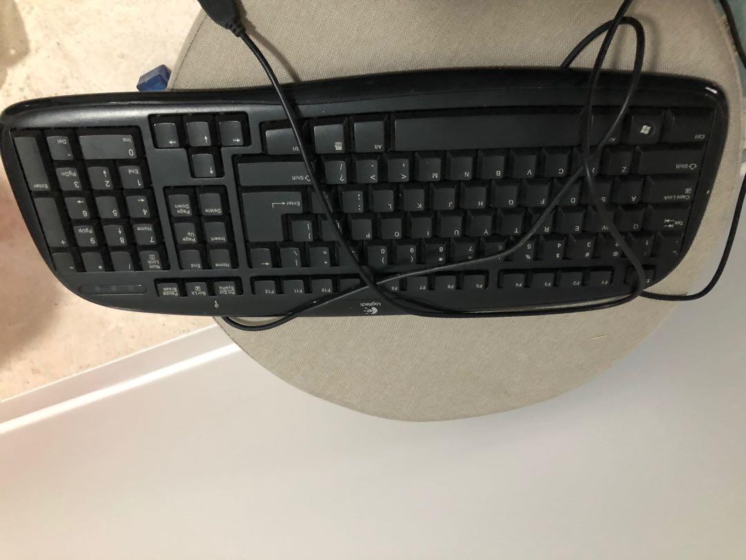 Logitech Keyboard 90% new, Computers & Tech, Parts & Accessories ...