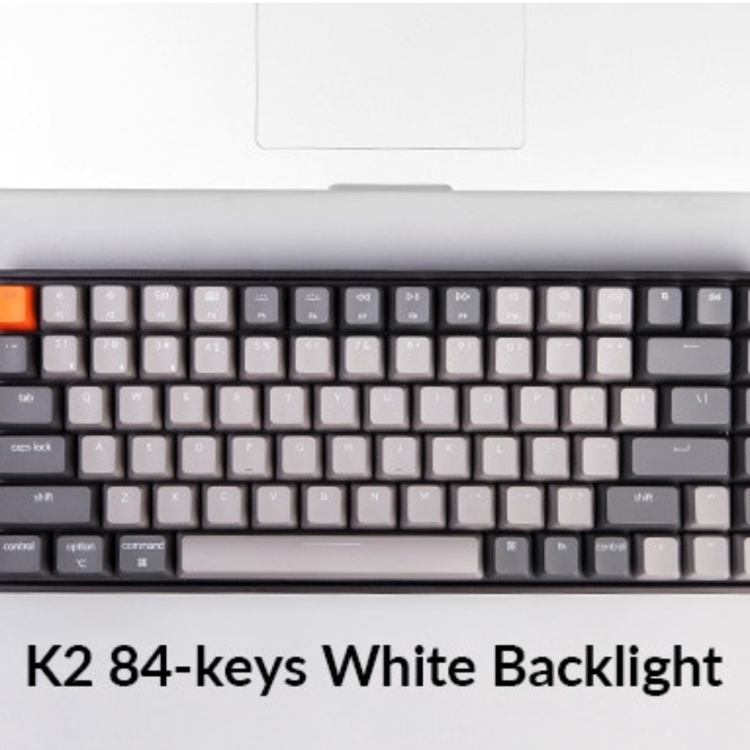 !!Kickstarter!! Keychron K2 - 84-keys White Backlight (Brown Switch ...