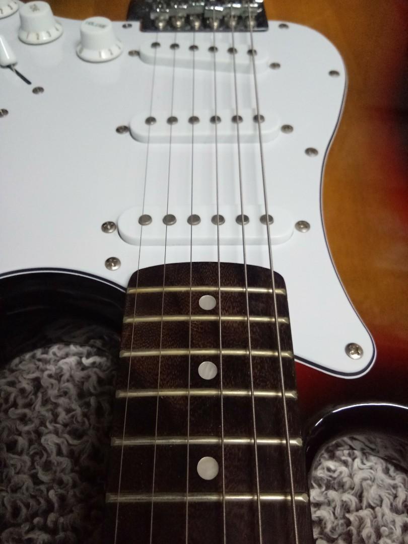 Knight Stratocaster, Hobbies & Toys, Music & Media, CDs & DVDs on Carousell
