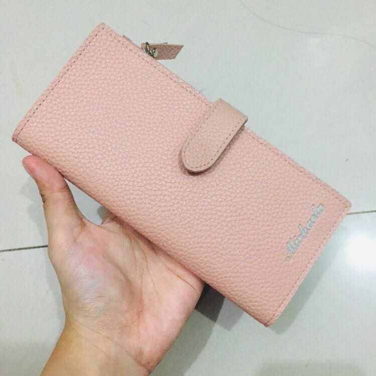 Michaela Long Wallet - Pink, Women's Fashion, Bags & Wallets, Wallets ...