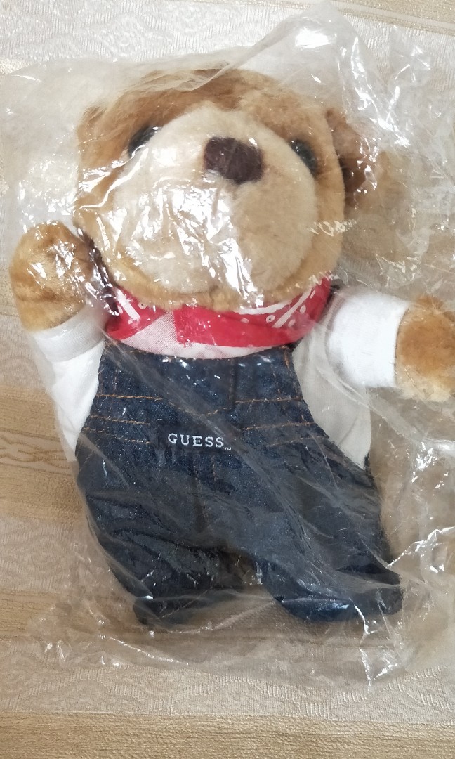 New Guess 20cm Limited Edition Bear Plush, Hobbies & Toys, Toys & Games ...