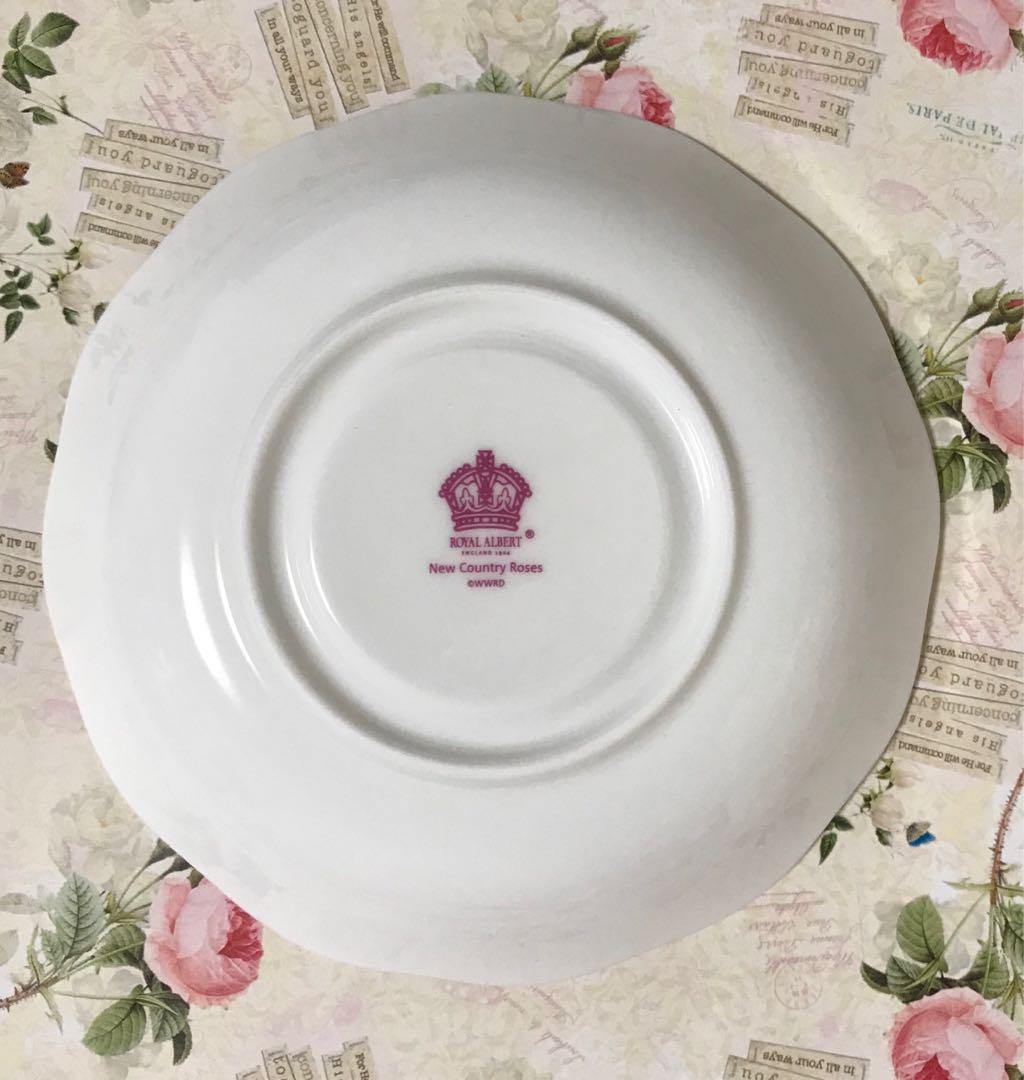 New Royal Albert Country Roses Pink Vintage Teacup And Saucer S$65/ set ...