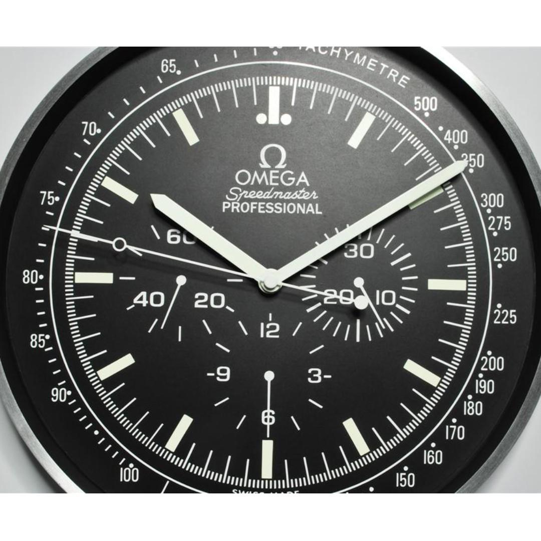 Omega Speedmaster Wristwatch -Inspired Wall Clock C-009, Furniture ...