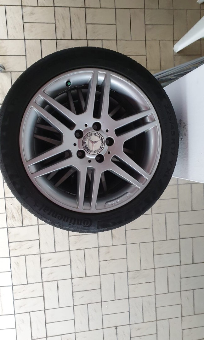 Original Mercedes Benz AMG 17" Rims, Car Accessories, Tyres & Rims on ...