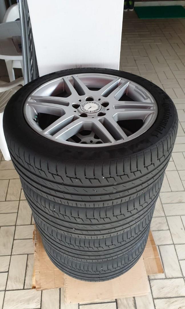 Original Mercedes Benz AMG 17" Rims, Car Accessories, Tyres & Rims on ...