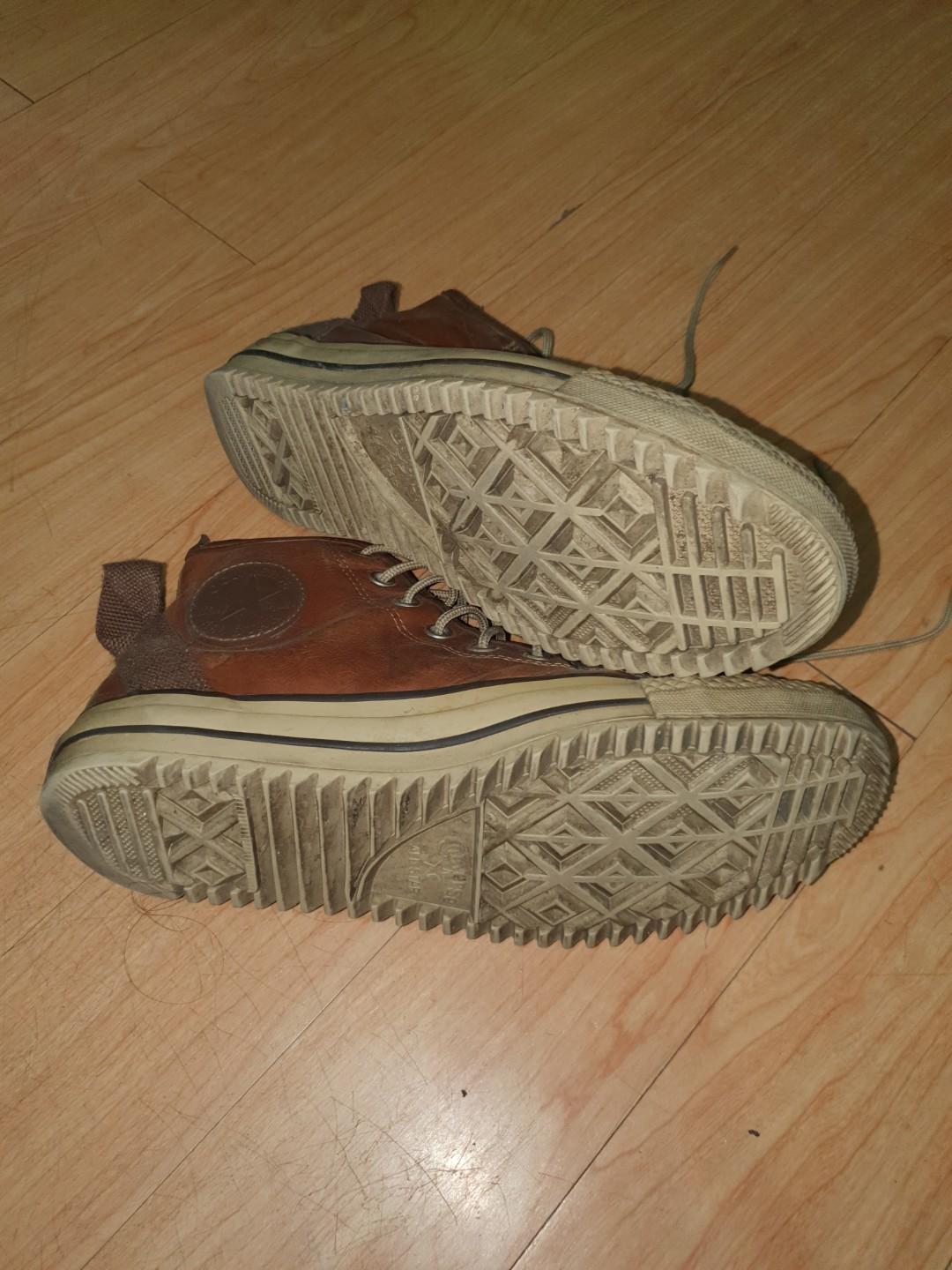 Palladium Baggy Leather and Converse High Cut, Men's Fashion, Footwear ...