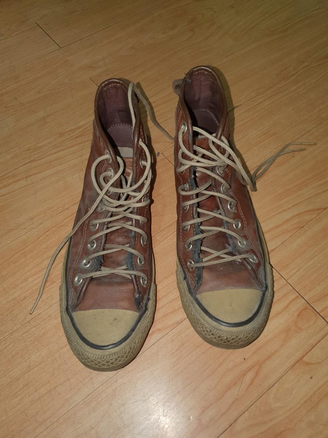 Palladium Baggy Leather and Converse High Cut, Men's Fashion, Footwear ...