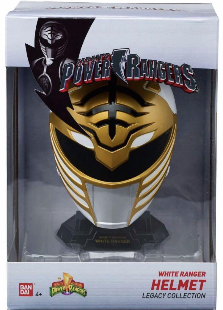 Power Ranger White Ranger Helmet (Legacy Collection), Hobbies & Toys ...