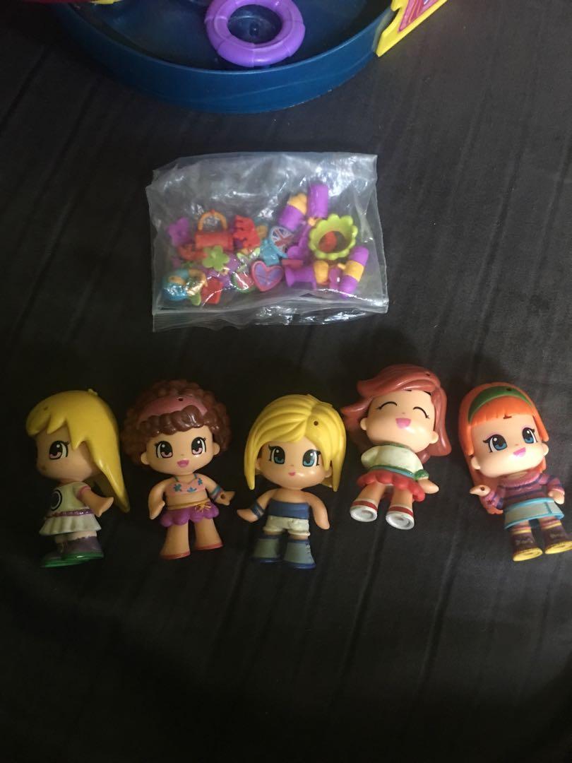 Preloved Pinypon Aquapark with 5 pinypon characters, Hobbies & Toys ...