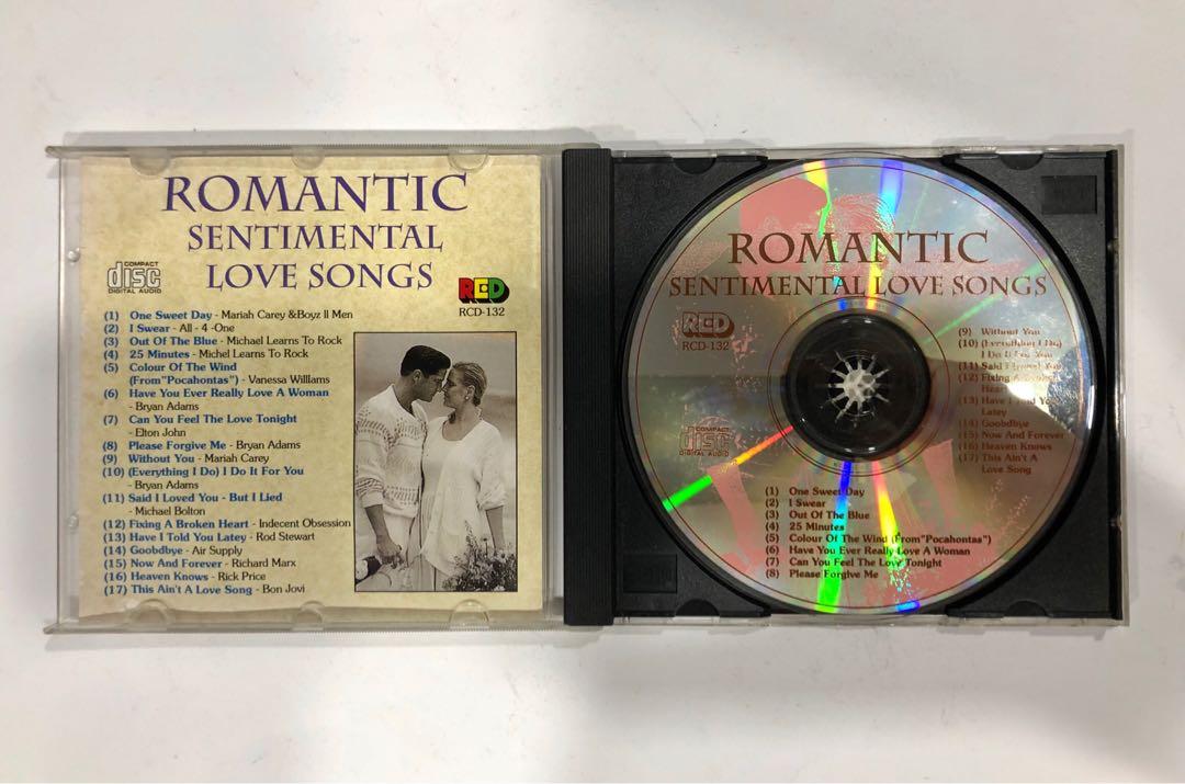 Romantic Sentimental Love Songs Music CD Album, Hobbies & Toys, Music ...