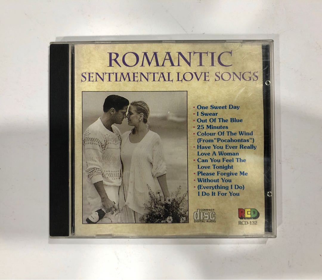 Romantic Sentimental Love Songs Music CD Album, Hobbies & Toys, Music ...
