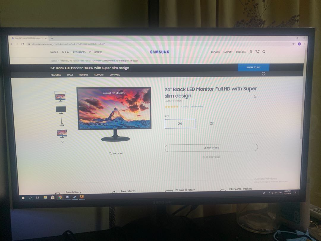 Samsung PC Monitor, Computers & Tech, Parts & Accessories, Monitor ...