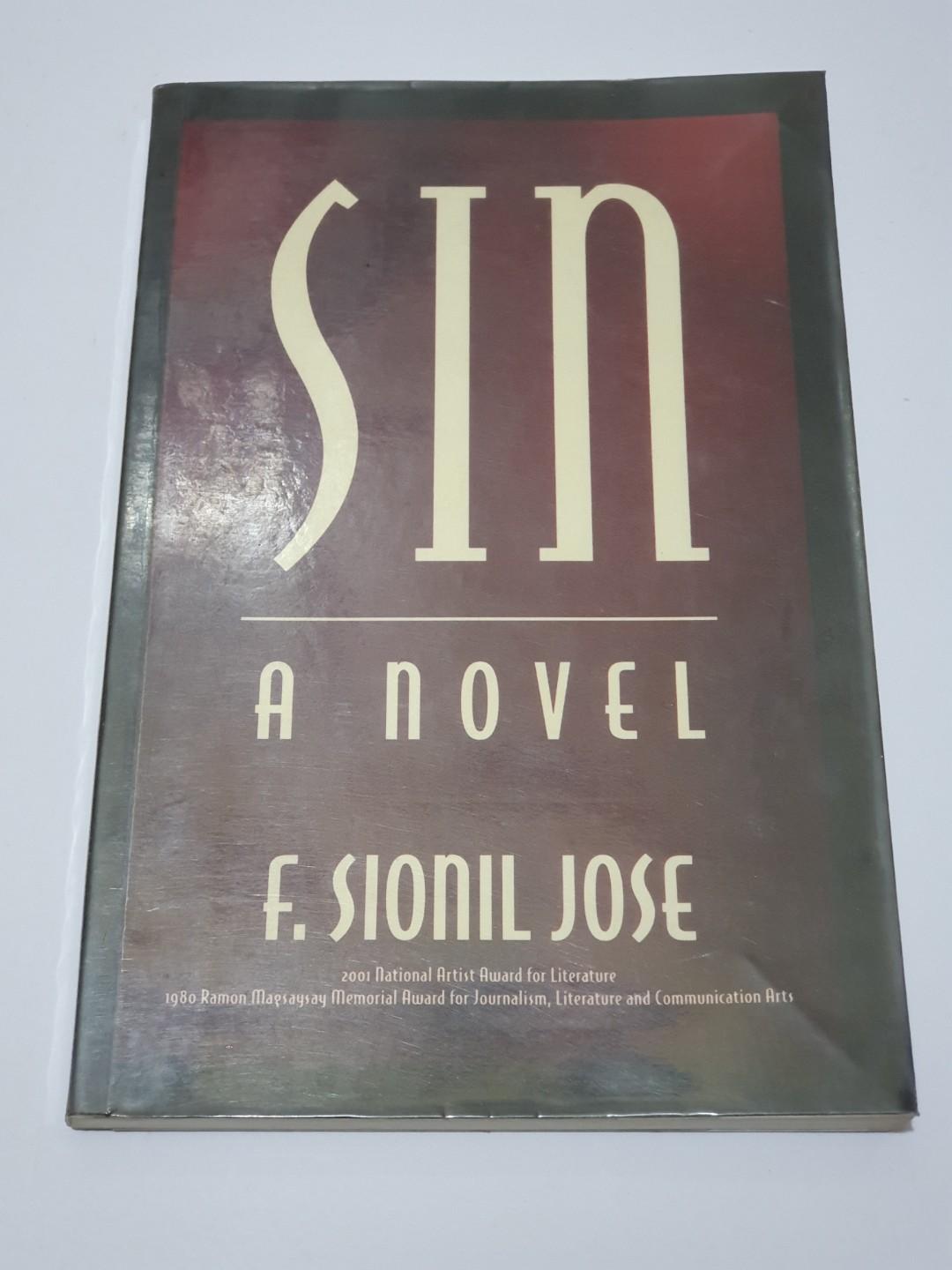 SIN by F. Sionil Jose, Hobbies & Toys, Books & Magazines, Travel ...