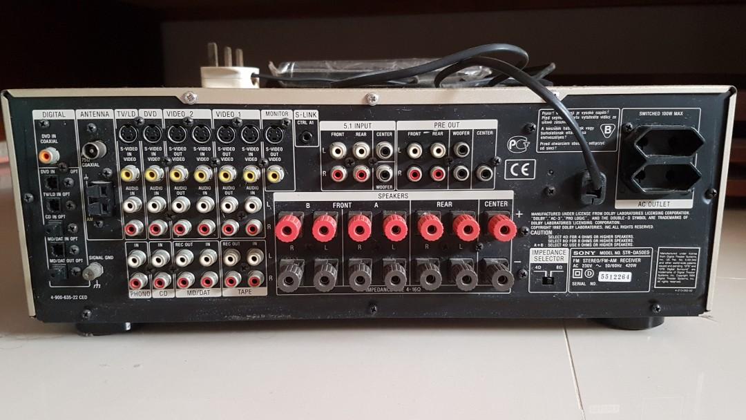 Sony Hi-end STR-DA50ES AV receiver price reduced!!, Electronics, Others ...