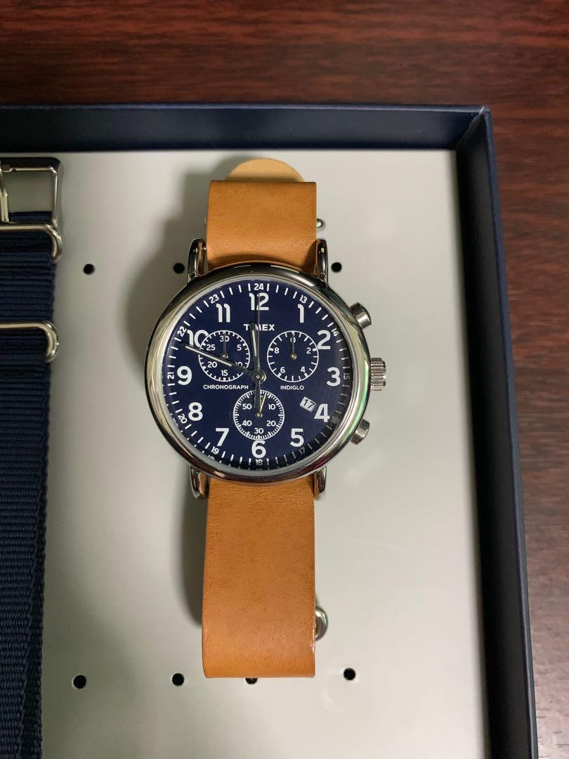 Timex Weekender Chronograph, Men's Fashion, Watches on Carousell