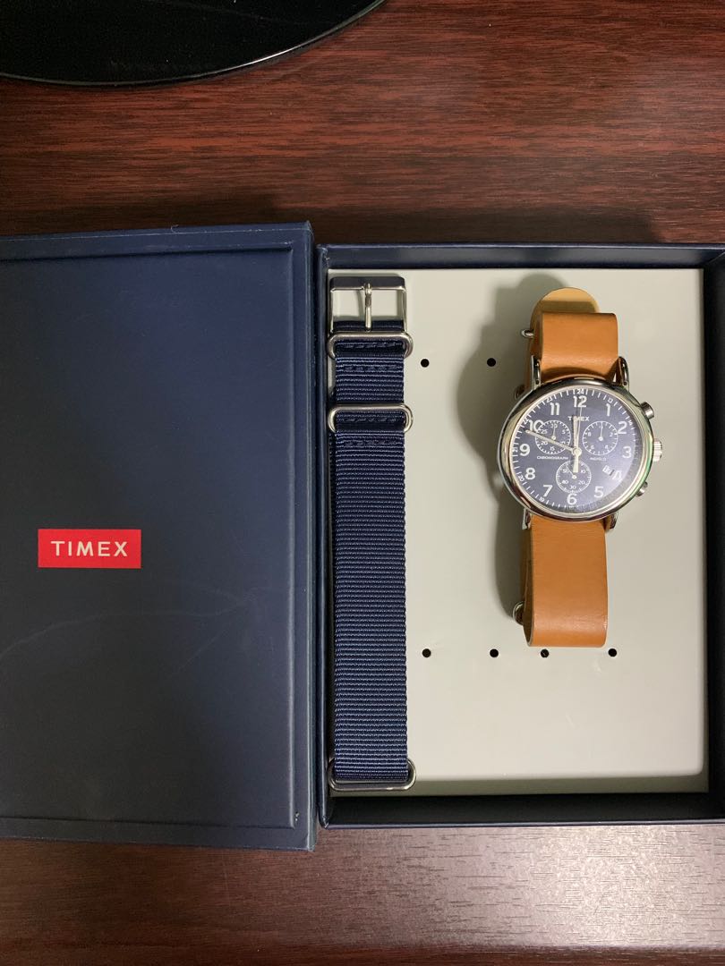 Timex Weekender Chronograph, Men's Fashion, Watches on Carousell