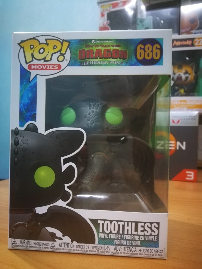 Toothless Funko Pop, Hobbies & Toys, Toys & Games on Carousell