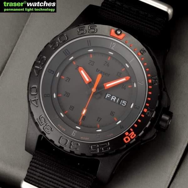 TRASER RED COMBAT MILITARY WATCH, Men's Fashion, Watches & Accessories ...