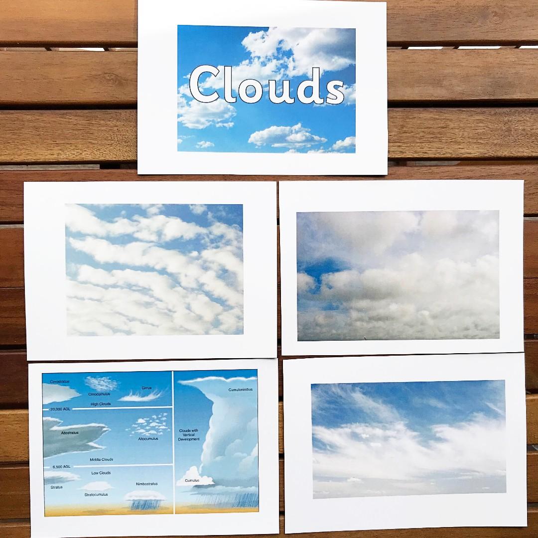 Types of Clouds Flashcards (Right brain training/Shichida/ Heguru ...