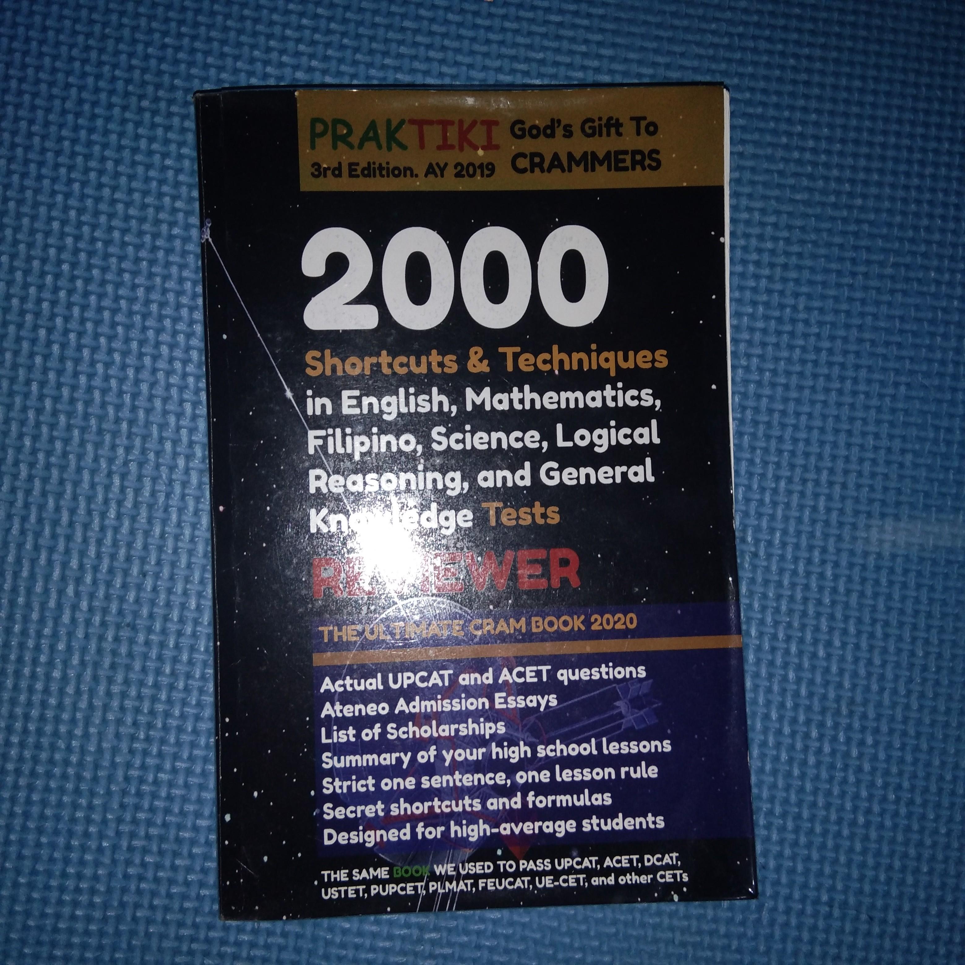 UPCAT REVIEWER BOOK PRAKTIKI, Hobbies & Toys, Books & Magazines ...