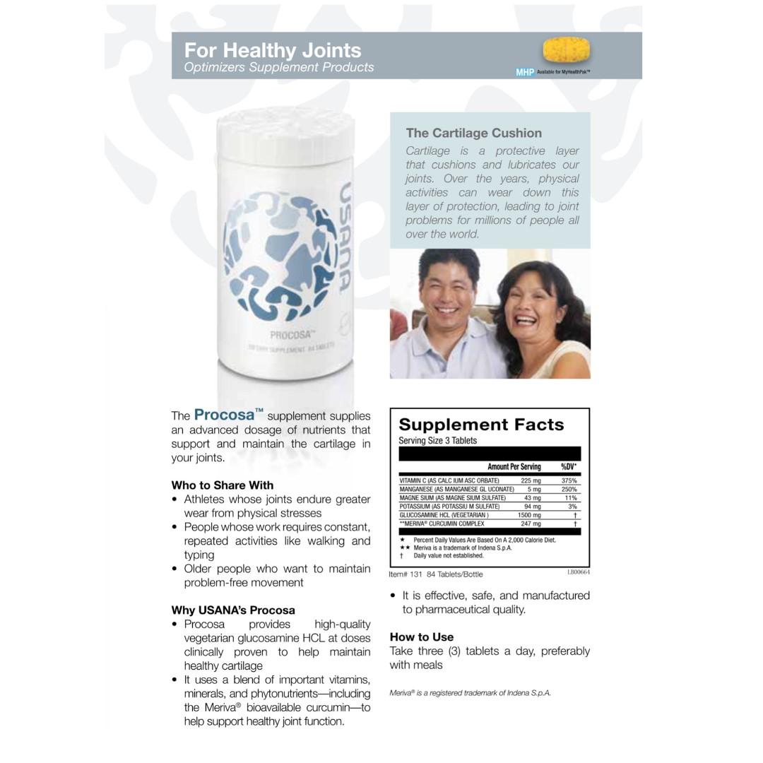 USANA Procosa - For Joint Health - 10% Discount! on Carousell
