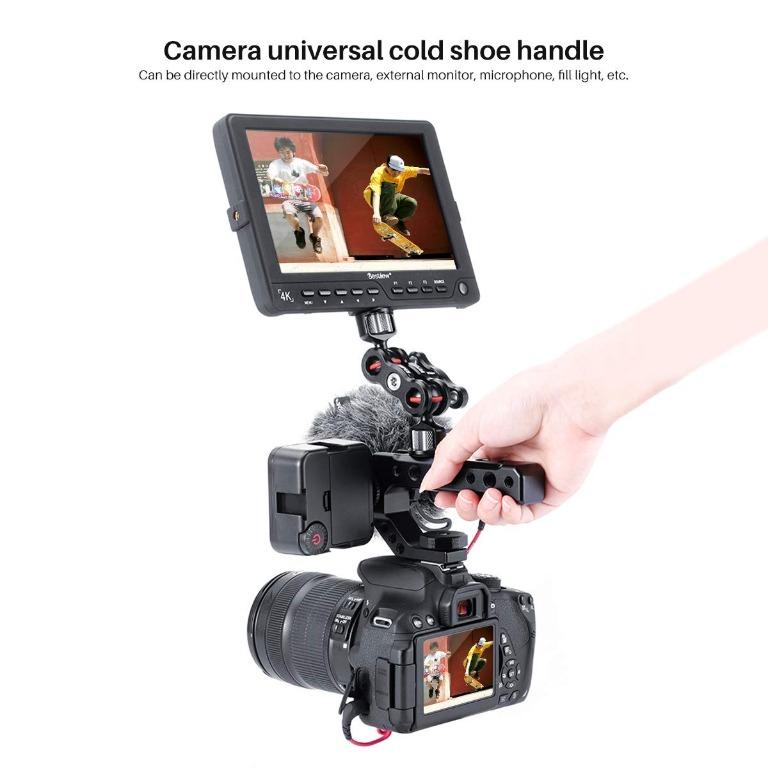 UURig R005 Universal Video Stabilizing Camera Hot Shoe Top Handle with ...