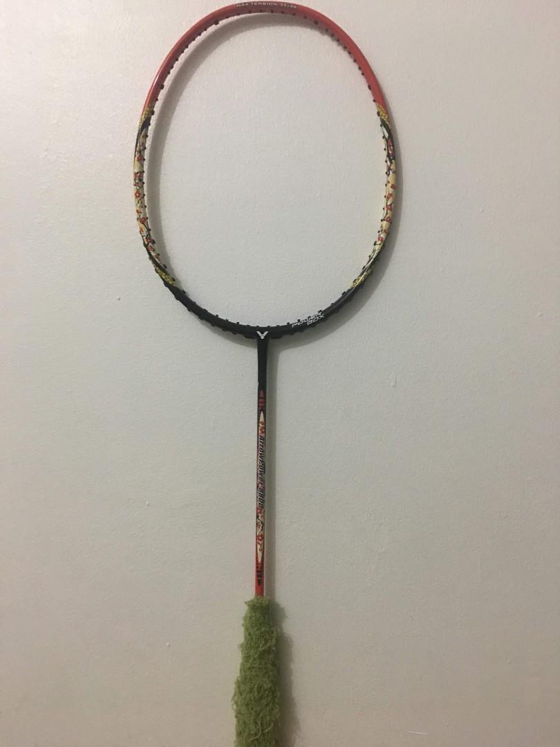 VICTOR ARROW POWER 880 BADMINTON RACKET, Sports Equipment, Fishing on ...