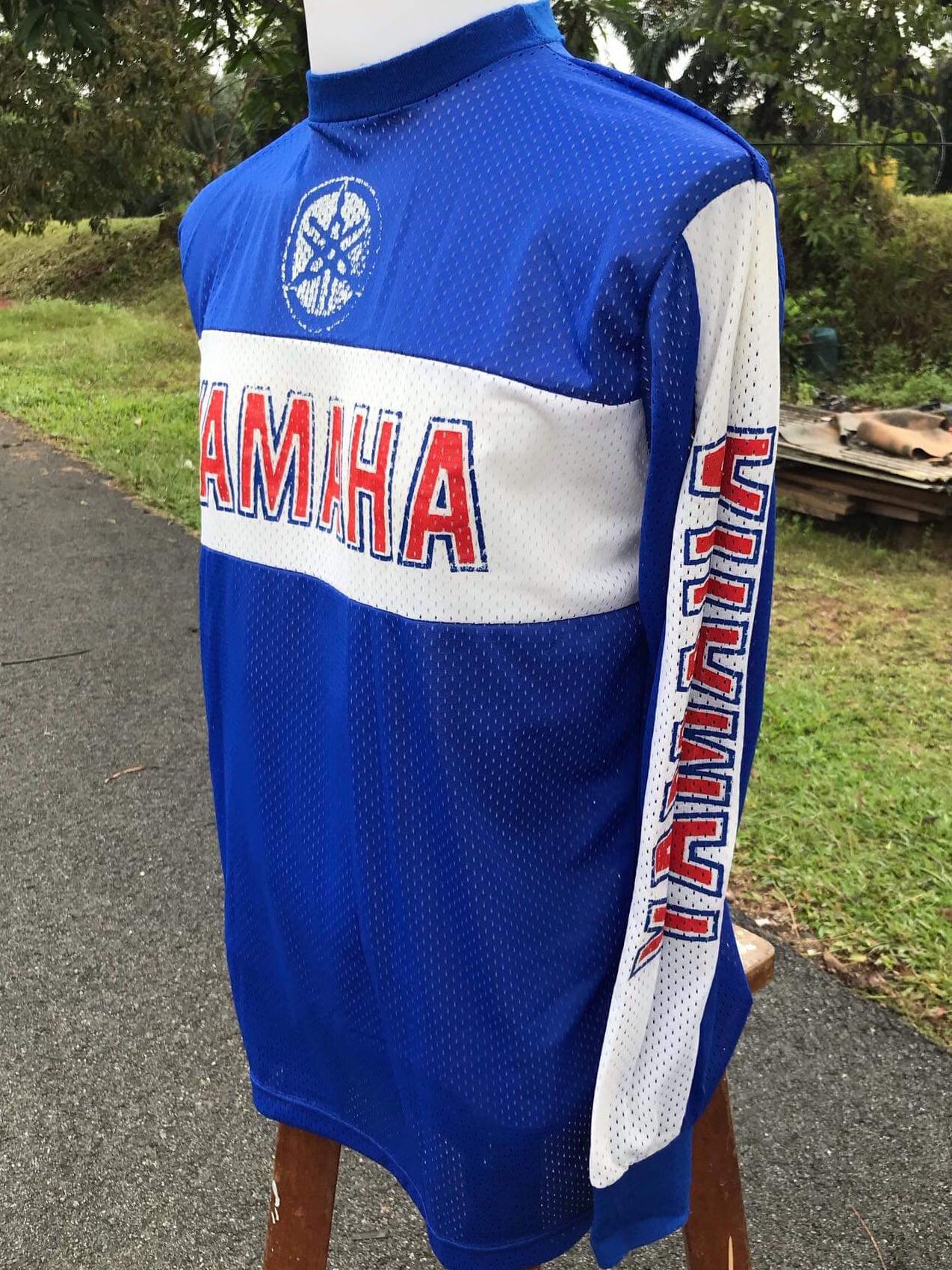 Vintage 80’s yamaha jersey, Motorcycles, Motorcycle Apparel on Carousell