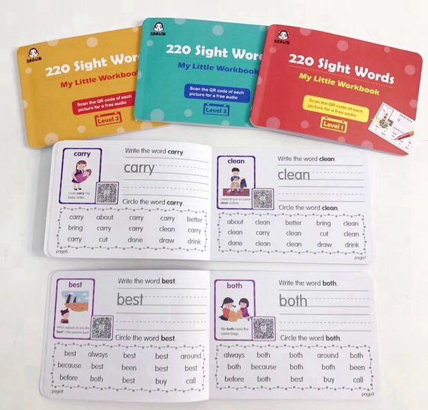 220 Sight Words Flashcards, Hobbies & Toys, Books & Magazines ...
