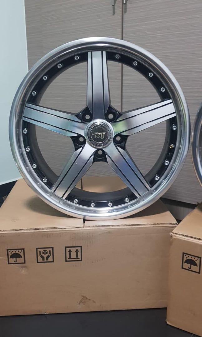 2nd hand tyre rims x 4, Car Accessories, Tyres & Rims on Carousell