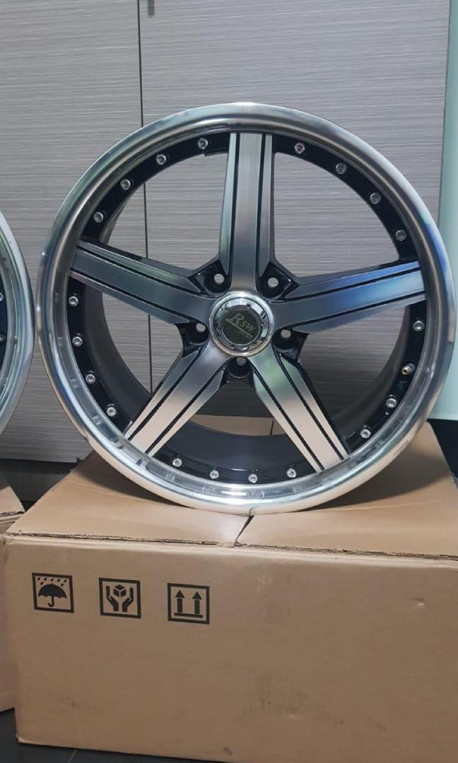 2nd hand tyre rims x 4, Car Accessories, Tyres & Rims on Carousell