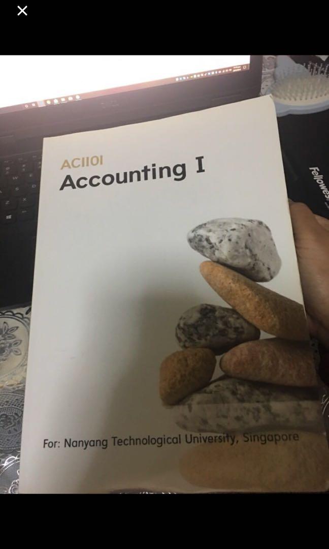 Accounting 1 textbook, Hobbies & Toys, Books & Magazines, Textbooks on ...