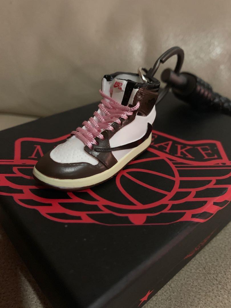 Air Jordan 1 Travis Scott Keychain, Men's Fashion, Footwear, Sneakers ...
