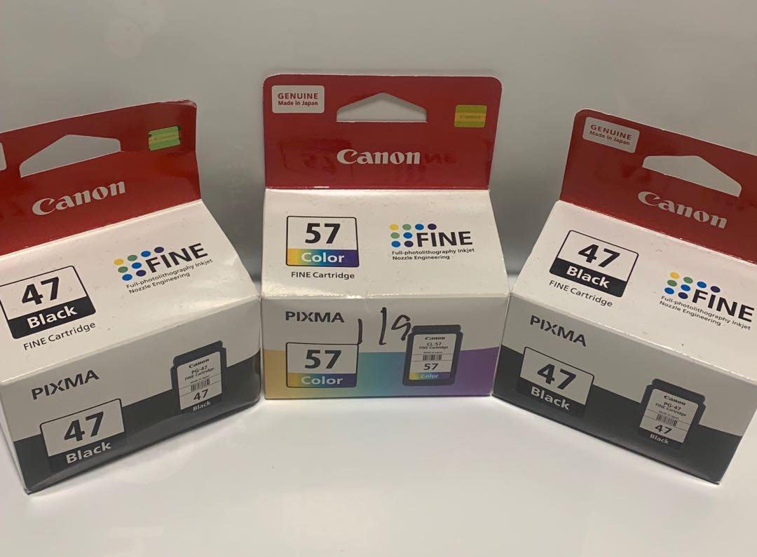 Canon Pixma Ink 57 & 47, Computers & Tech, Printers, Scanners & Copiers ...