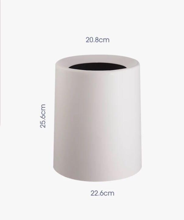 Dustbin- Japanese style in pearl white, Furniture & Home Living ...