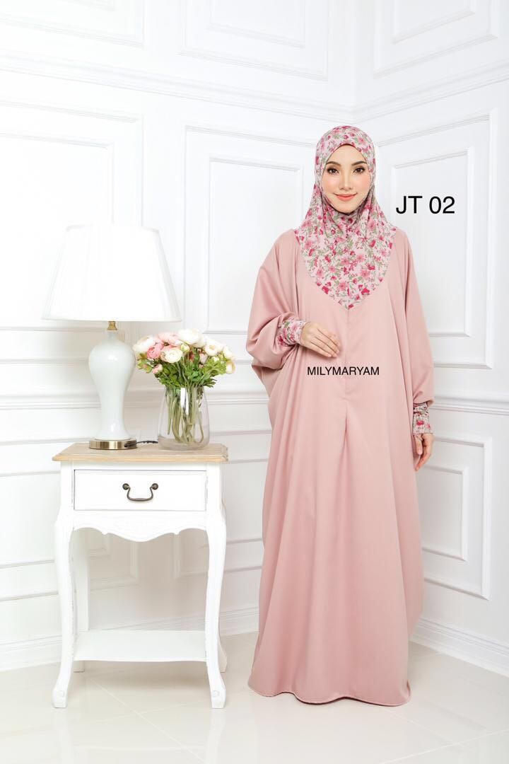 Ez Jubah (Jubah mesra solat), Women's Fashion, Muslimah Fashion ...